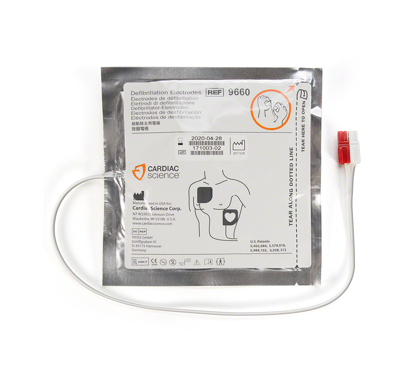 Cardiac Science Powerheart G3 hjertestarter elektroder | First-8