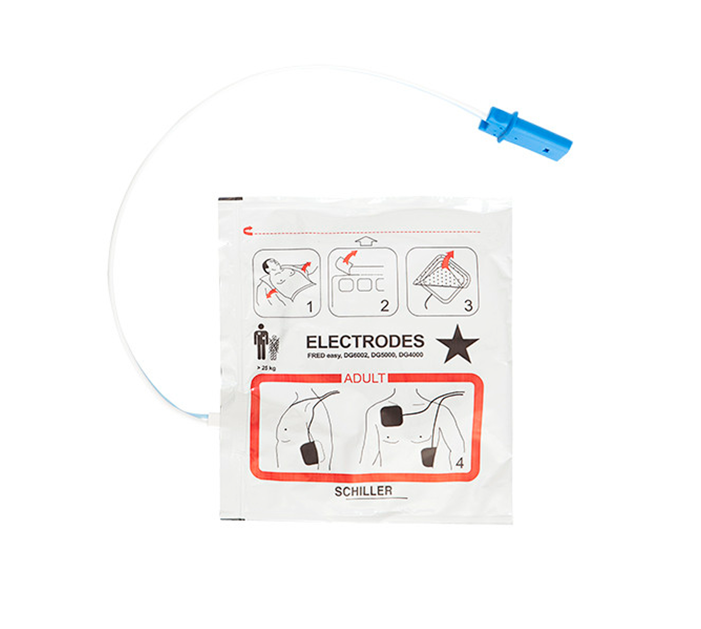 Schiller Fred Easy elektroder - Køb dine elektroder her – First-8
